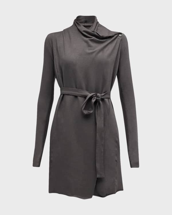 Neiman Marcus Silk Short Robe | Neiman Marcus