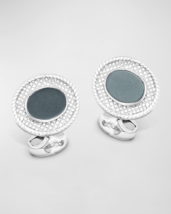 Konstantino Men's Sterling Silver Cross Cufflinks | Neiman Marcus