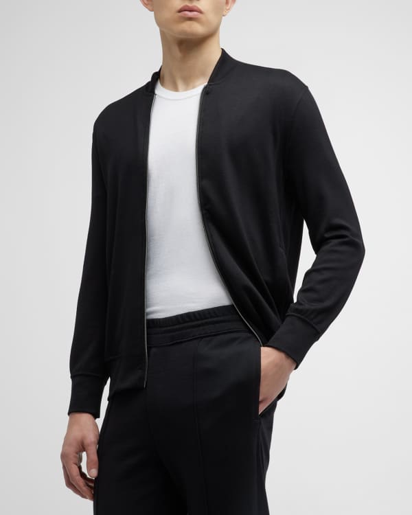 Versace Men's Greca Track Jacket | Neiman Marcus