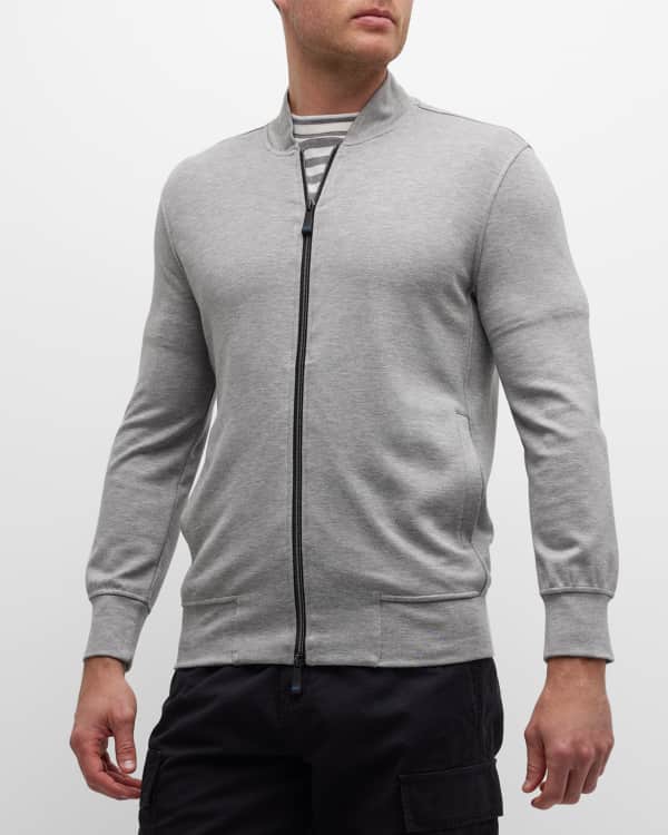 Versace Men's Greca Track Jacket | Neiman Marcus