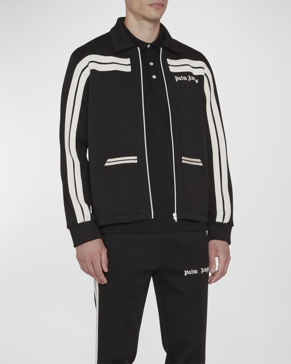 Versace Men's Greca Track Jacket | Neiman Marcus