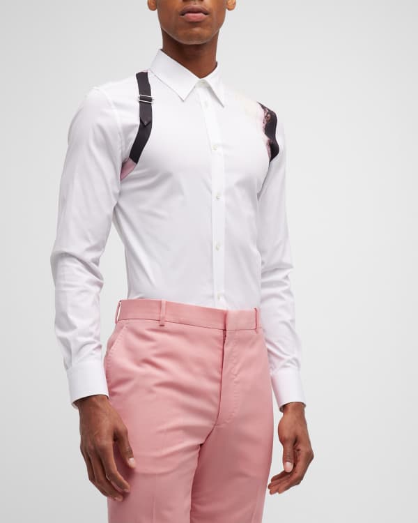Alexander McQueen Men's Harness Sport Shirt | Neiman Marcus