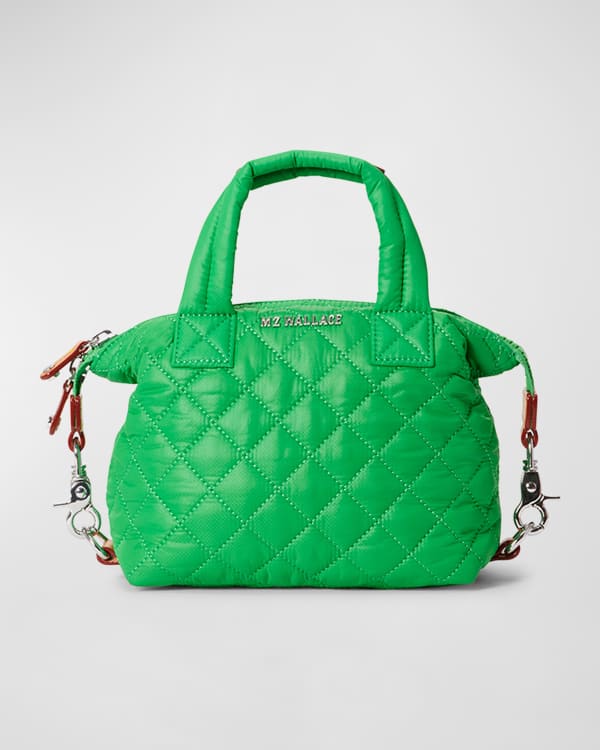 MZ WALLACE Patent Quilted Micro Crossbody Bag | Neiman Marcus