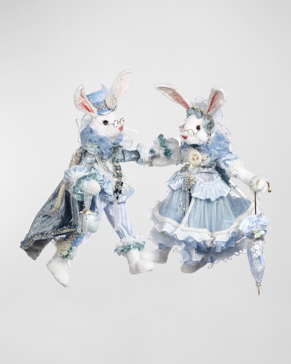 Mark Roberts Rabbit Easter Morning, Set of 2 - 5" | Neiman Marcus