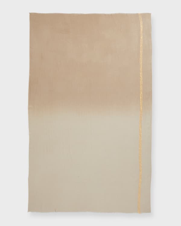 Bindya Lace Silk-Wool Evening Wrap | Neiman Marcus