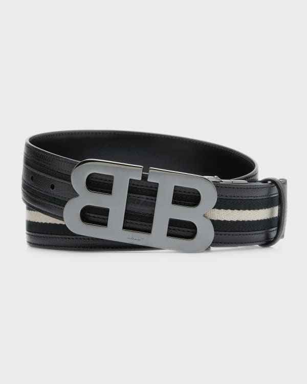Bally Men's Reversible B-Buckle Belt | Neiman Marcus