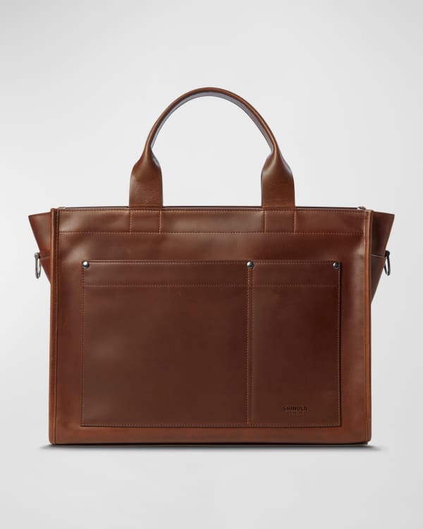 Shinola Men's Bert Convertible Brief Backpack | Neiman Marcus