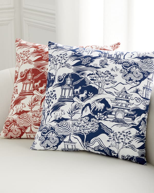 Eastern Accents Larson Decorative Pillow, 22" x 22" | Neiman Marcus