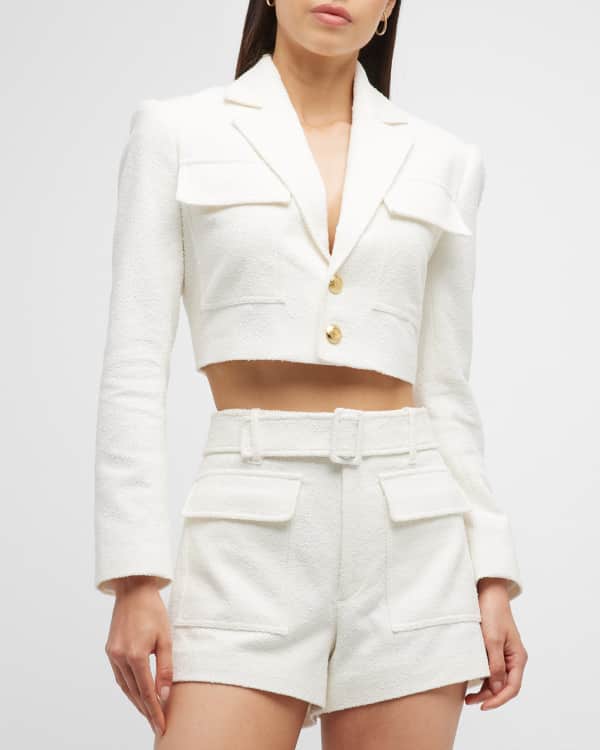 Veronica Beard Girard Cropped Jacket | Neiman Marcus