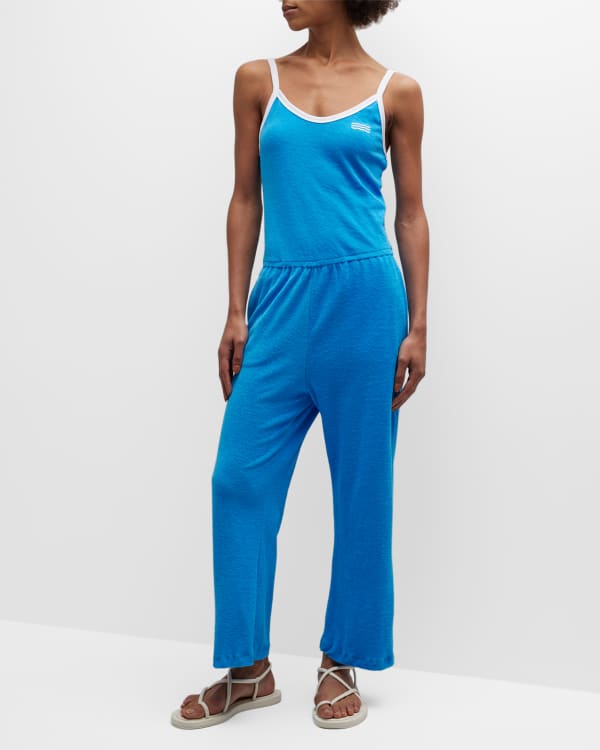 Splendid Eco Terry Drawstring Jumpsuit | Neiman Marcus