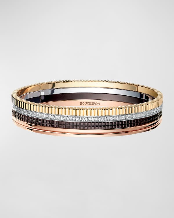 Boucheron Serpent Boheme 18K Yellow Gold 5-Motif Diamond Bracelet ...