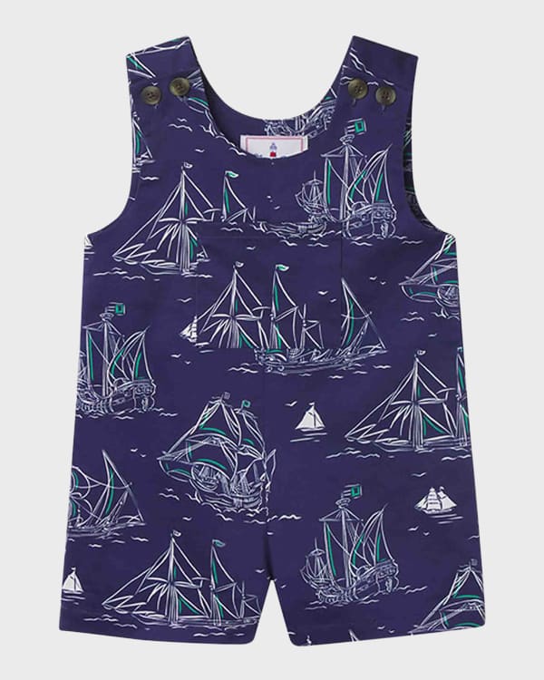 Classic Prep Childrenswear Boy's James Sailboat Shortall, Size 3M-3 ...