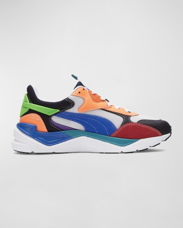 Puma Men's Suede and Corduroy Low-Top Sneakers | Neiman Marcus