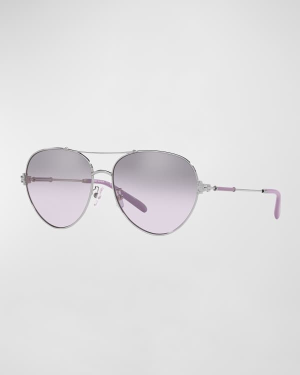 Ray-Ban Gradient Aviator Metal Sunglasses | Neiman Marcus