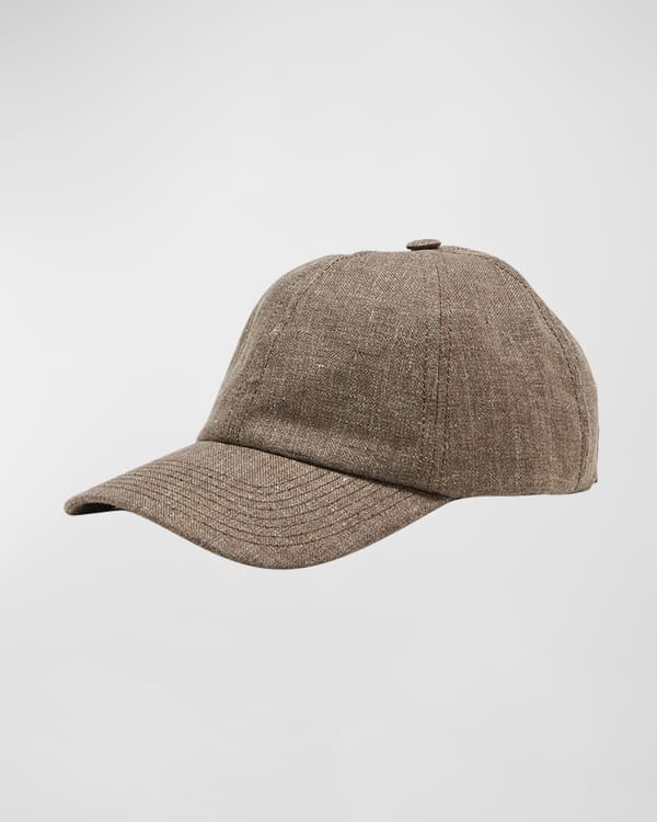 Varsity Headwear Men's Linen 6-Panel Baseball Cap | Neiman Marcus