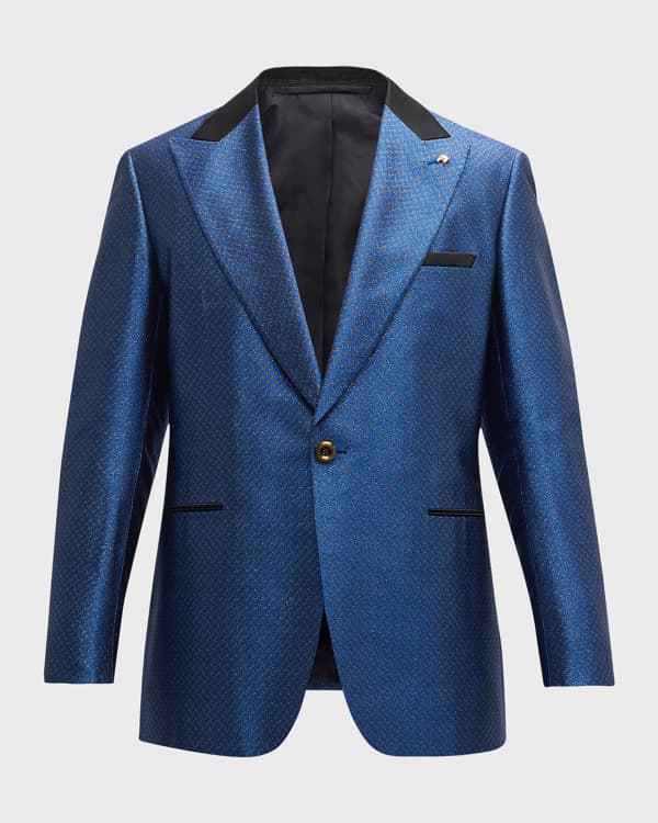 Kiton Men's Chevron Dinner Jacket | Neiman Marcus