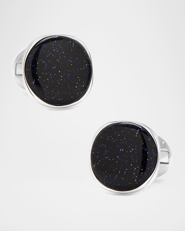 Cufflinks Inc. Men's Round Amethyst Cufflinks | Neiman Marcus