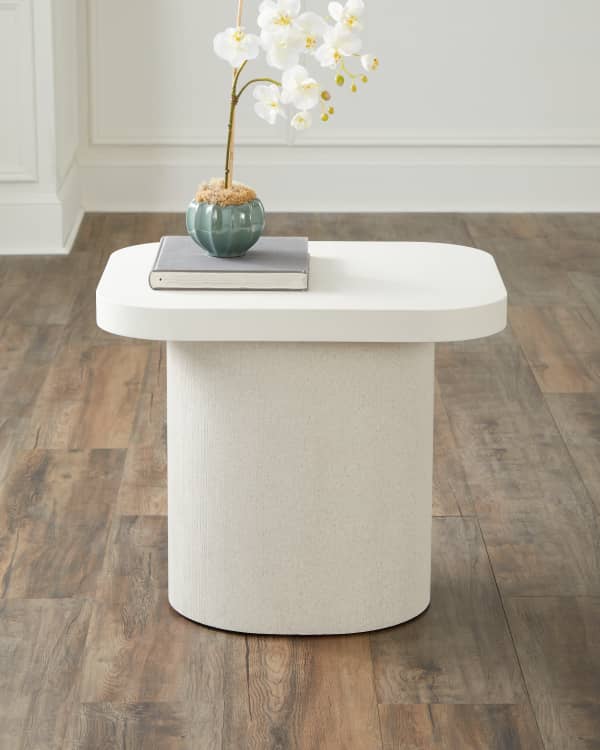 Bernhardt Linea Double Ring Chair-Side Table | Neiman Marcus