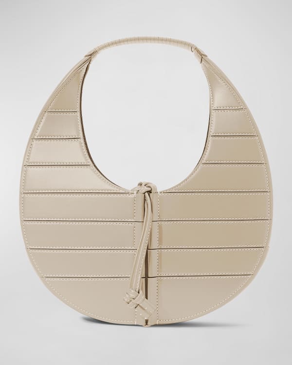 Staud Moon Mini Split Leather Crossbody Bag | Neiman Marcus