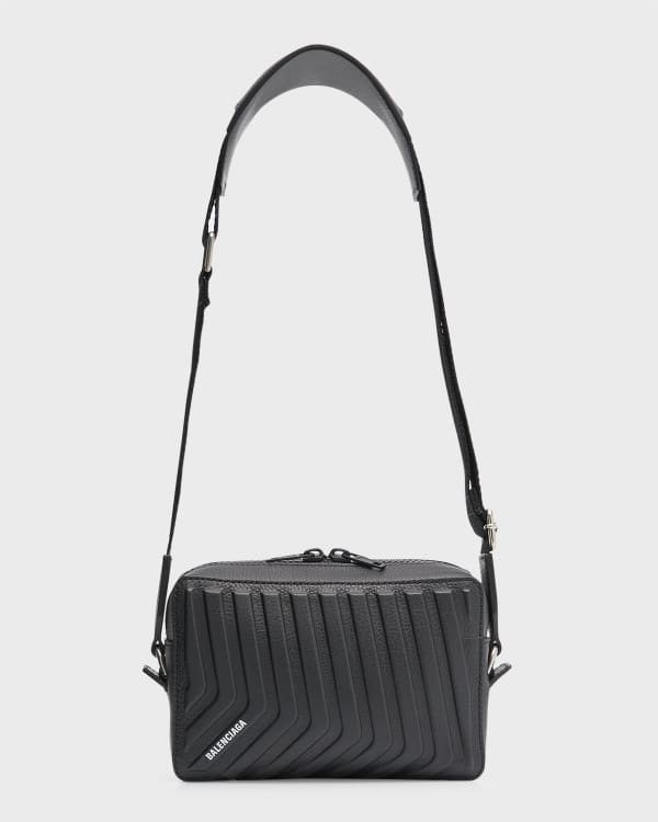 Balenciaga Men's Leather Car Flap Bag w/ Strap | Neiman Marcus Balenciaga Men's Leather Car Flap Bag w/ Strap | Neiman Marcus