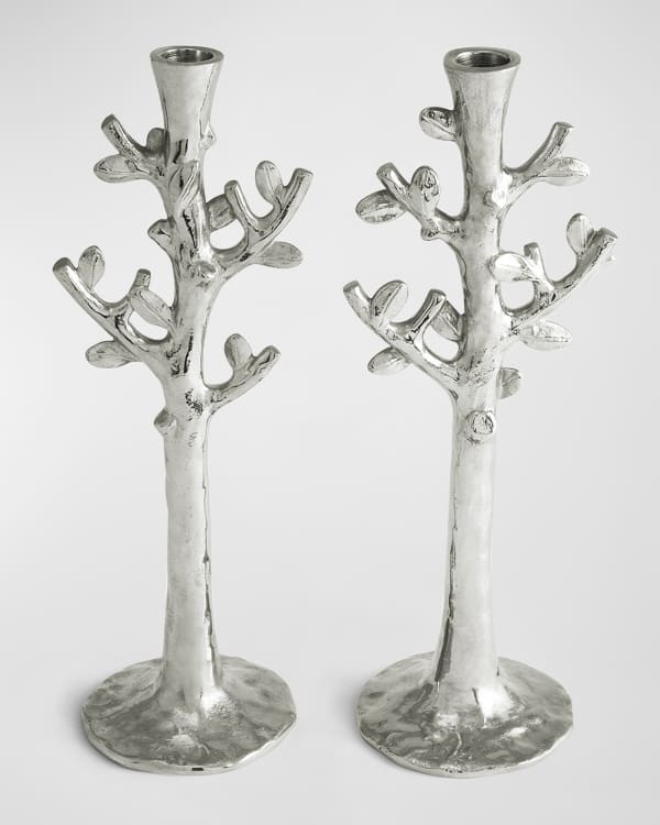 Michael Aram Tree of Life Candle Holders, Set of 2 | Neiman Marcus