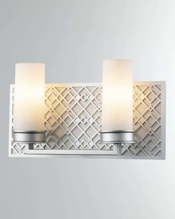 Lucas + McKearn Kristy 2-Light Bath Bar Light - 26" | Neiman Marcus
