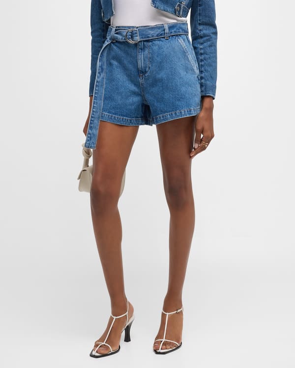 FRAME Le Cutoff Denim Shorts | Neiman Marcus