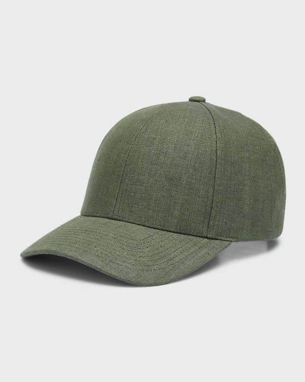 Varsity Headwear Men's Linen 6-Panel Baseball Cap | Neiman Marcus