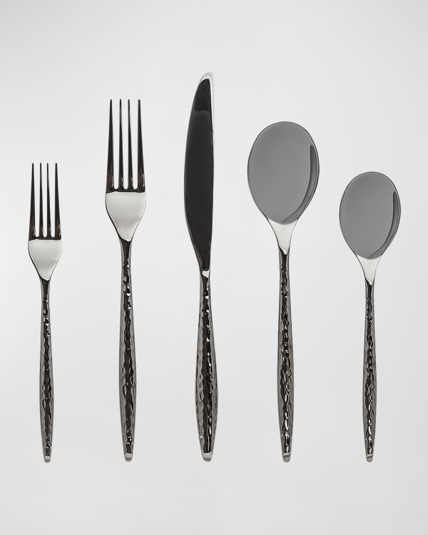 Godinger 20-Piece Stainless Steel Butterfly Flatware Set | Neiman Marcus
