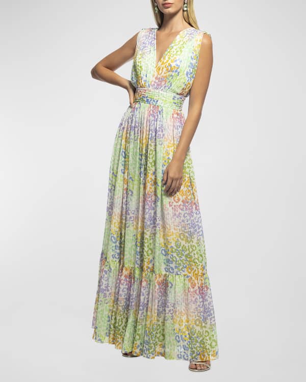 Shoshanna Off Shoulder Floral Print Maxi Dress Neiman Marcus