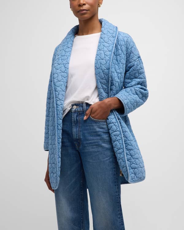 MOTHER On The Fringe Quilted Jacket | Neiman Marcus