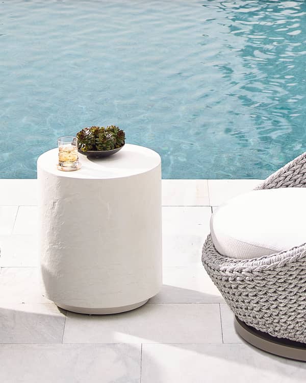 Bernhardt Exteriors Cyprus Outdoor Side Table | Neiman Marcus