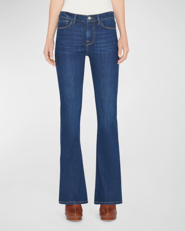 FRAME Le Mini Boot Slim High Rise Bootcut Jeans | Neiman Marcus