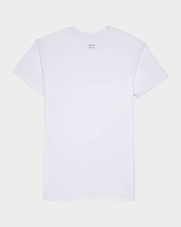 Hanro Men's Cotton-Linen V-Neck Polo Shirt | Neiman Marcus