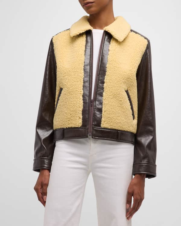 MOTHER On The Fringe Quilted Jacket | Neiman Marcus