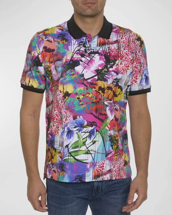 Robert Graham Men's Syfy Performance Polo Shirt | Neiman Marcus