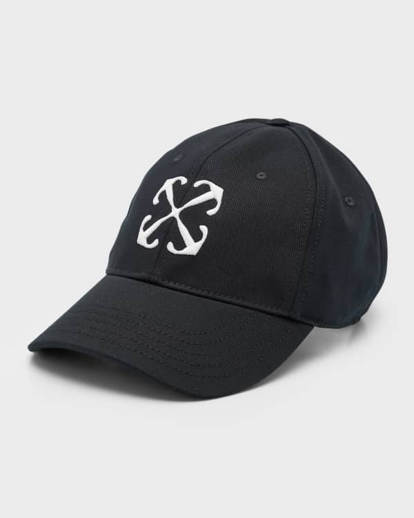 Burberry White Denim Logo Baseball Cap | Neiman Marcus