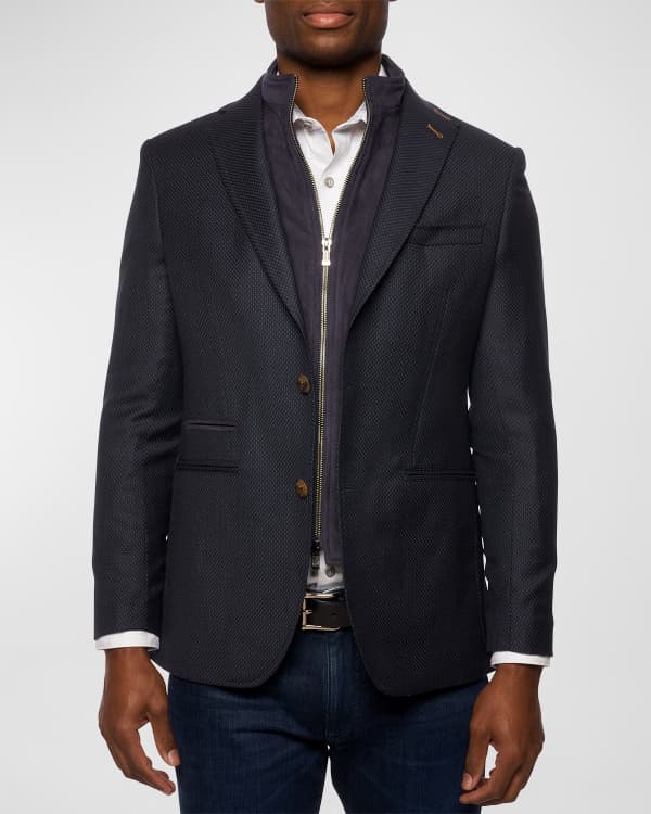 Robert Graham Men's Uptown Wool-Blend Sport Jacket | Neiman Marcus