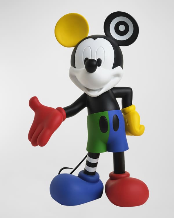 LEBLON DELIENNE Matte White Sitting Mickey Small Figurine by Marcel ...