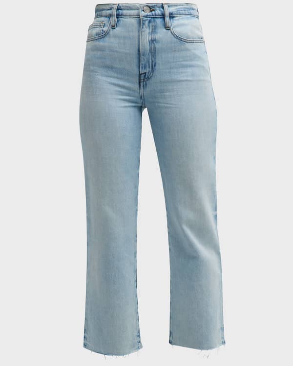 FRAME Le Jane Crop Straight Jeans | Neiman Marcus