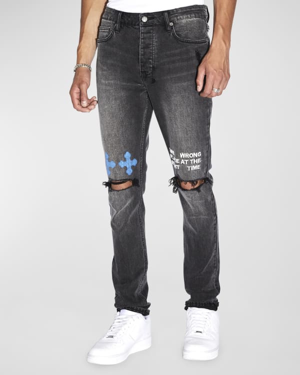 Ksubi Men's Van Winkle Rip/Repair Jeans | Neiman Marcus