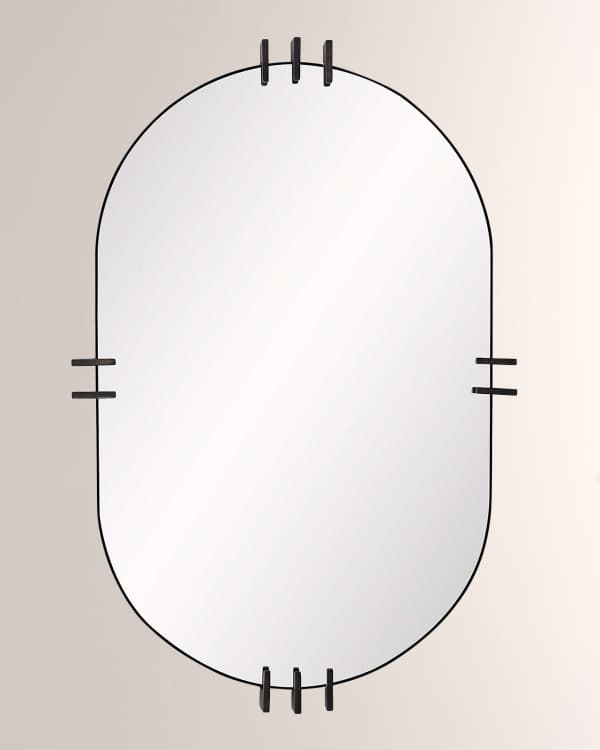 Palecek Coco Ruffle Mirror | Neiman Marcus