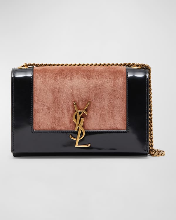 Saint Laurent Kate Small YSL Snakeskin Crossbody Bag | Neiman Marcus