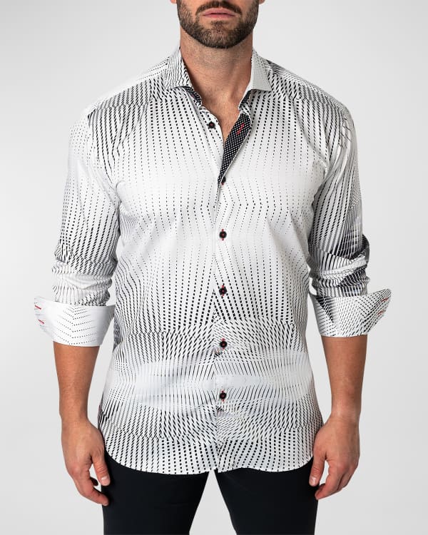 Maceoo Men's Einstein Patterned Sport Shirt | Neiman Marcus