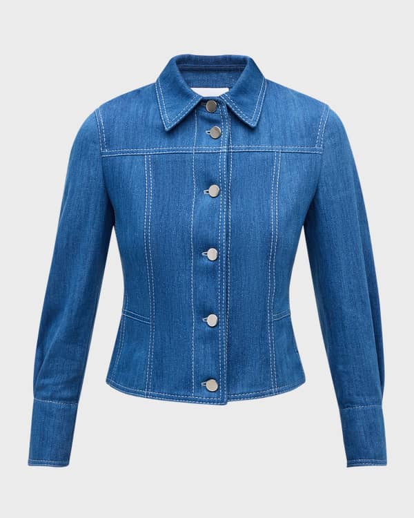 THE ROW Ness Denim Jacket | Neiman Marcus