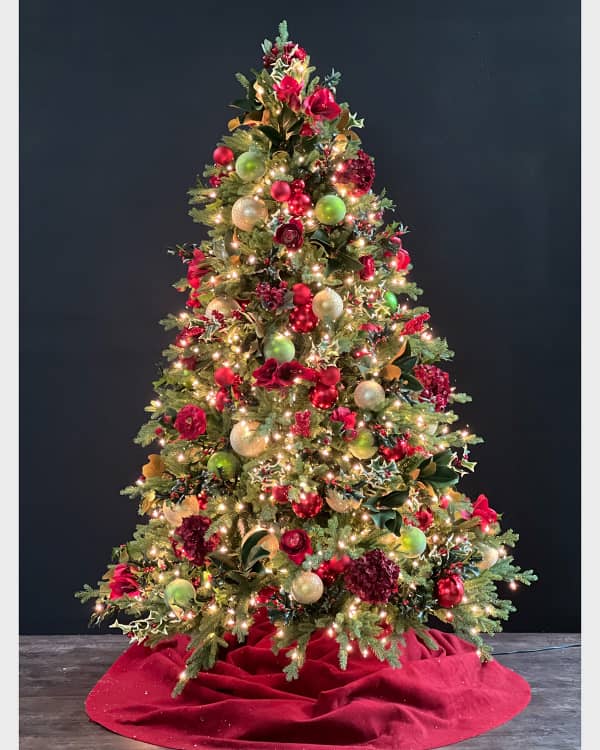 Jim Marvin 12' Fully-Decorated Christmas Tree | Neiman Marcus