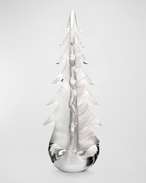 Simon Pearce Evergreen 20" Glass Tree | Neiman Marcus