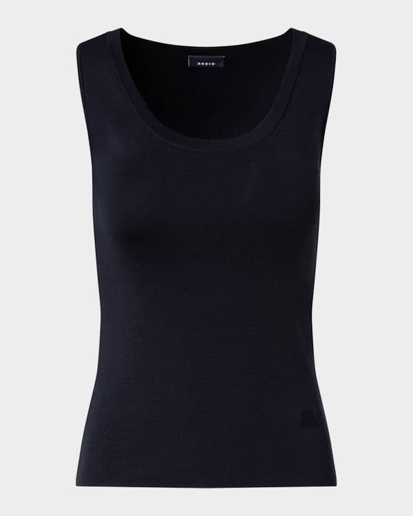 Co Ribbed Knit Tank | Neiman Marcus