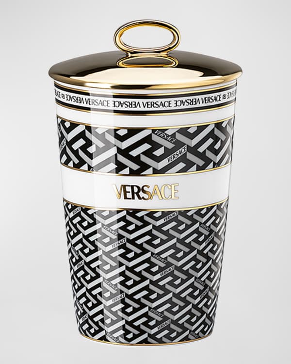 Versace Gold Medusa Votive with Lid | Neiman Marcus