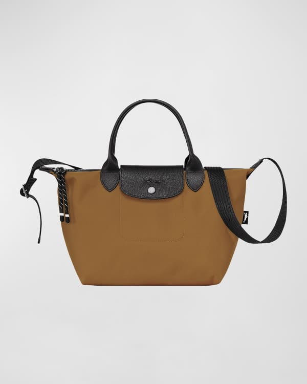Longchamp Le Pliage Cuir Small Leather Top-Handle Bag | Neiman Marcus